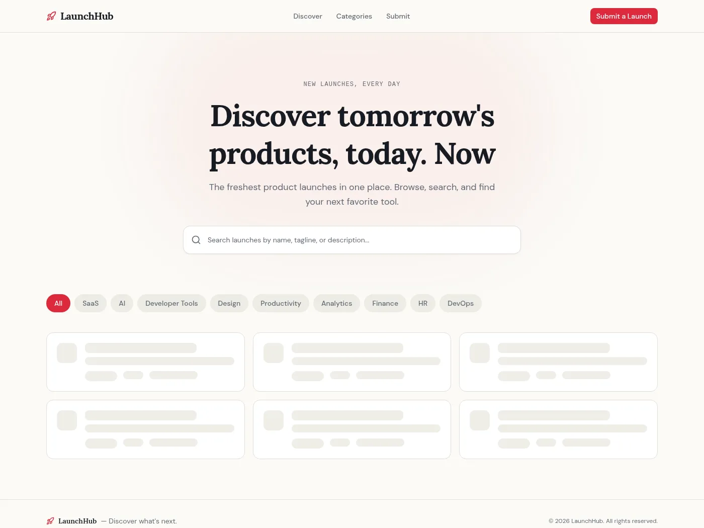 Modern Launch Directory