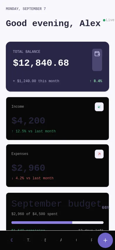 Dime Finance Tracker