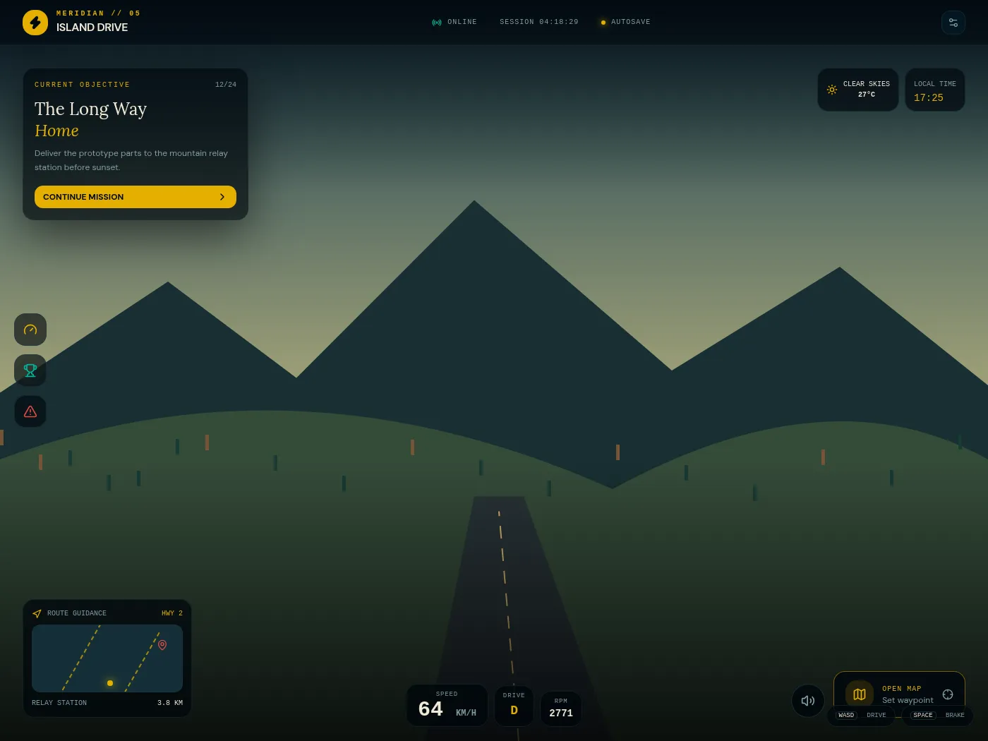 Island Drive Open World