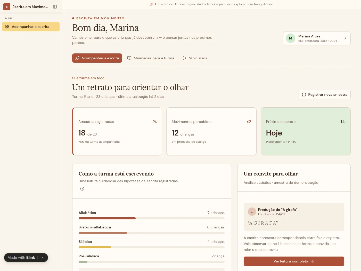 Escrita em Movimento