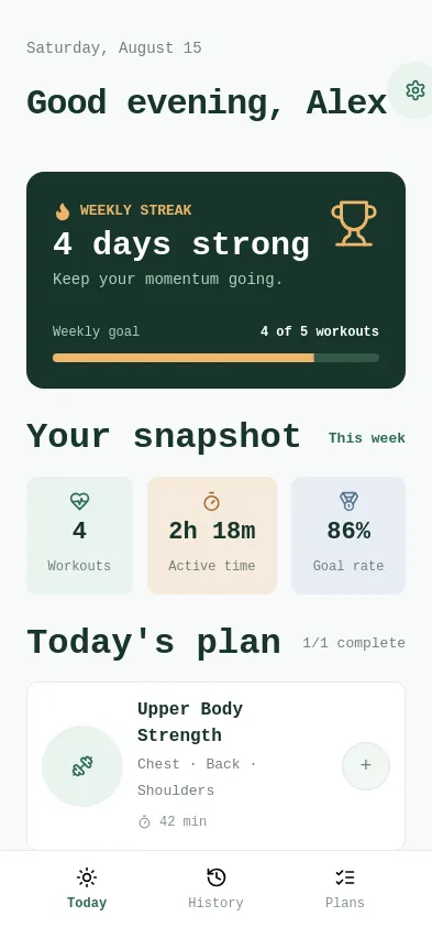 FH Workout Tracker