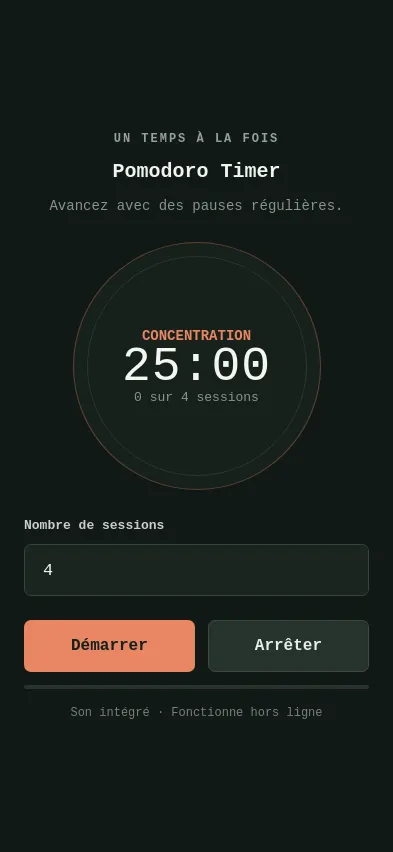 Pomodoro Focus Mobile