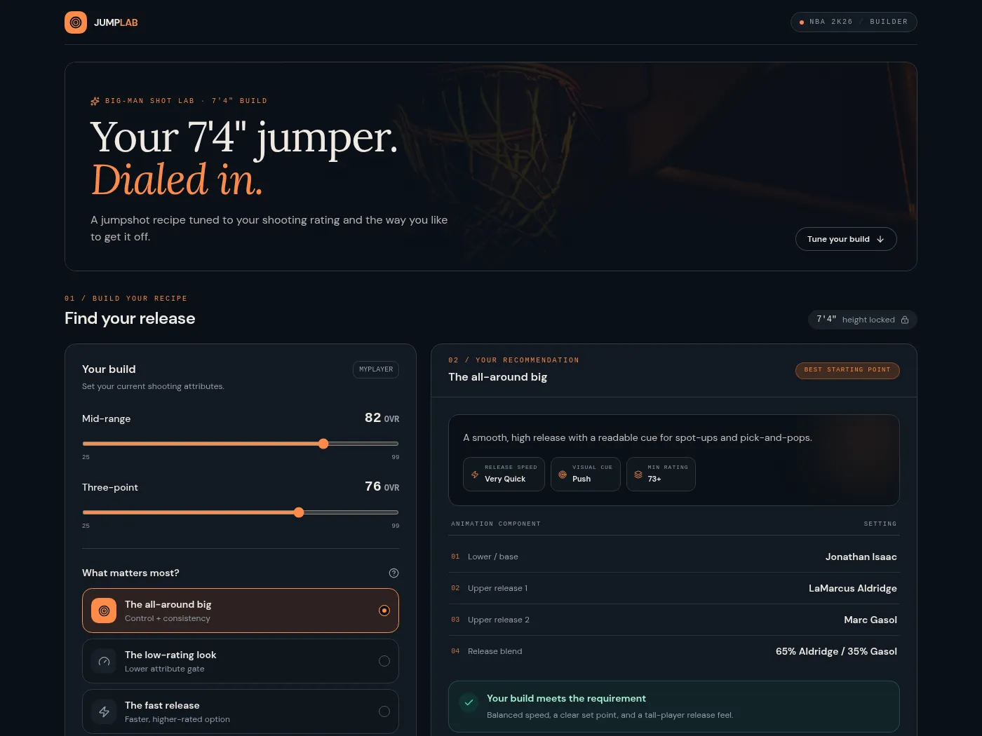 2K26 Jumpshot Optimizer