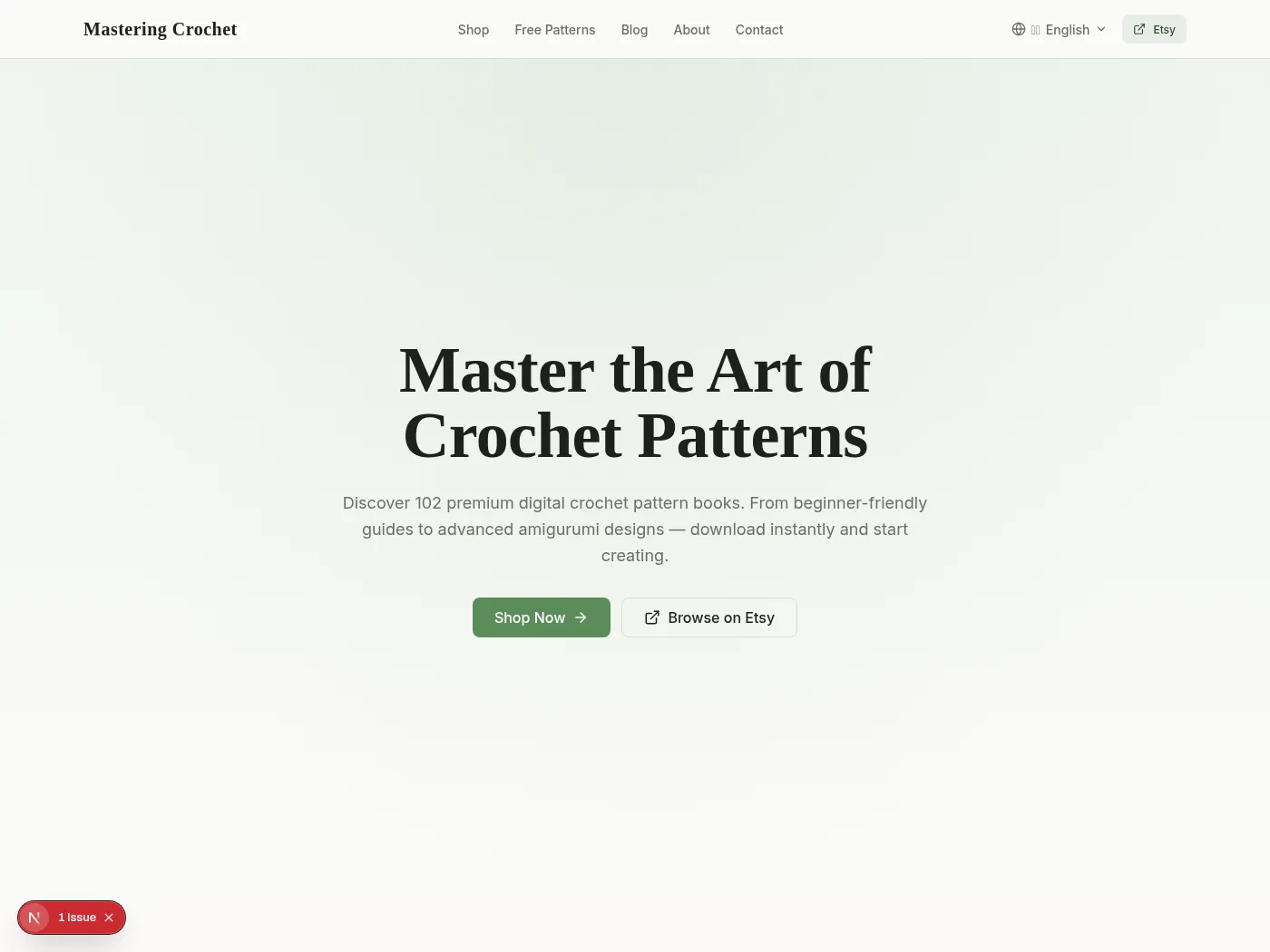 Mastering Crochet Storefront