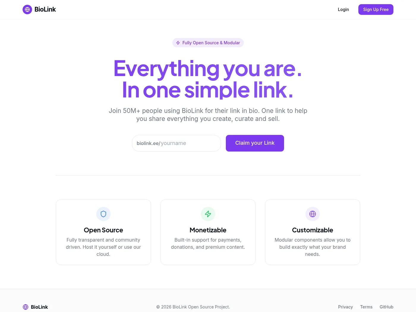 LinkTree Open Source