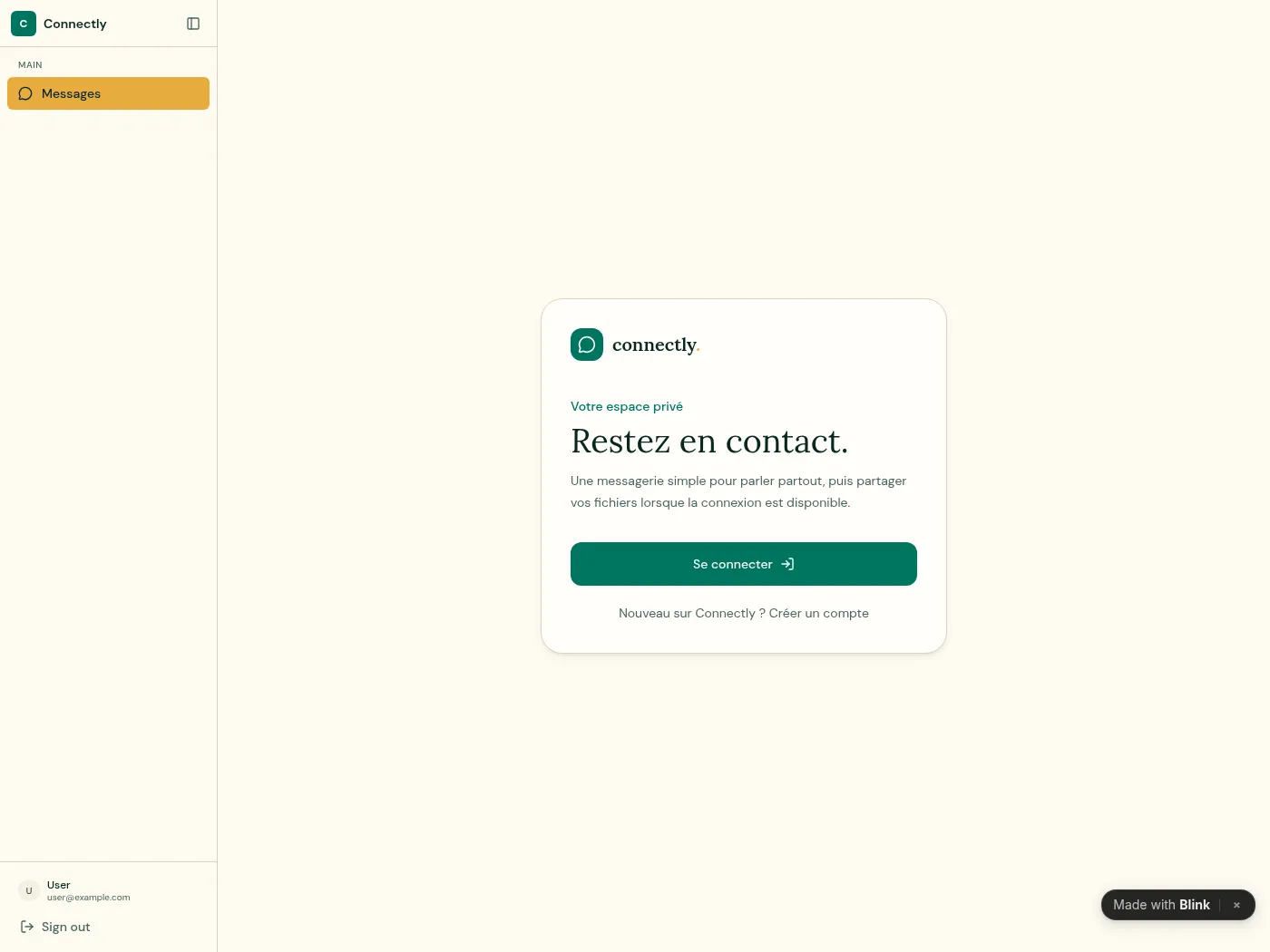Connectly Messenger