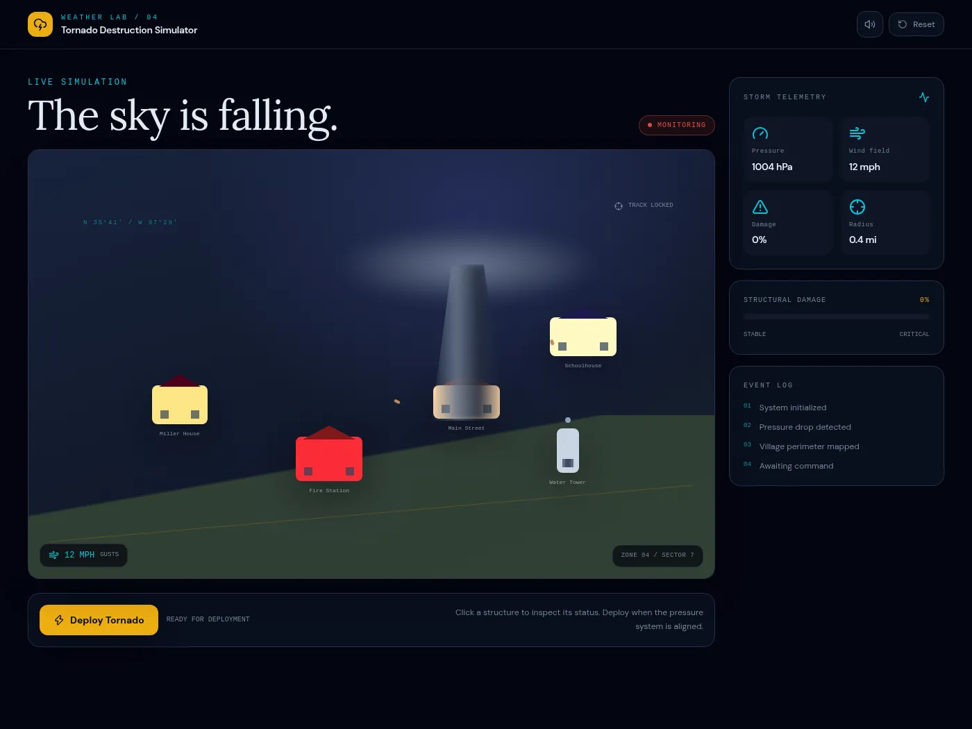 Tornado Destruction Simulator