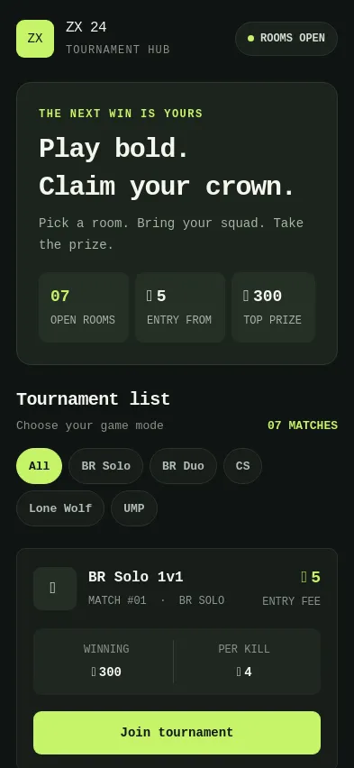 Tournament Buddy