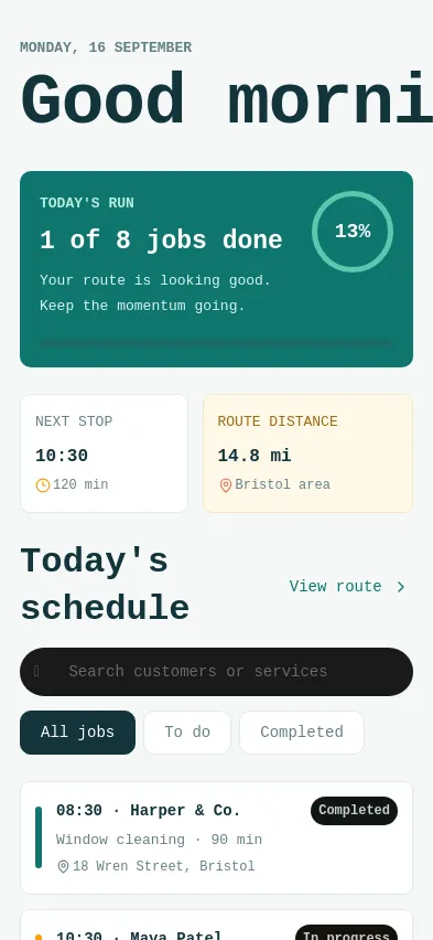 Squeegee Clone Mobile App