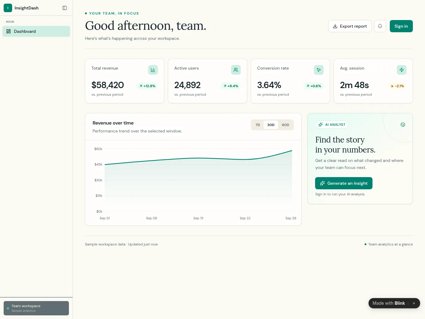 InsightDash AI Analytics