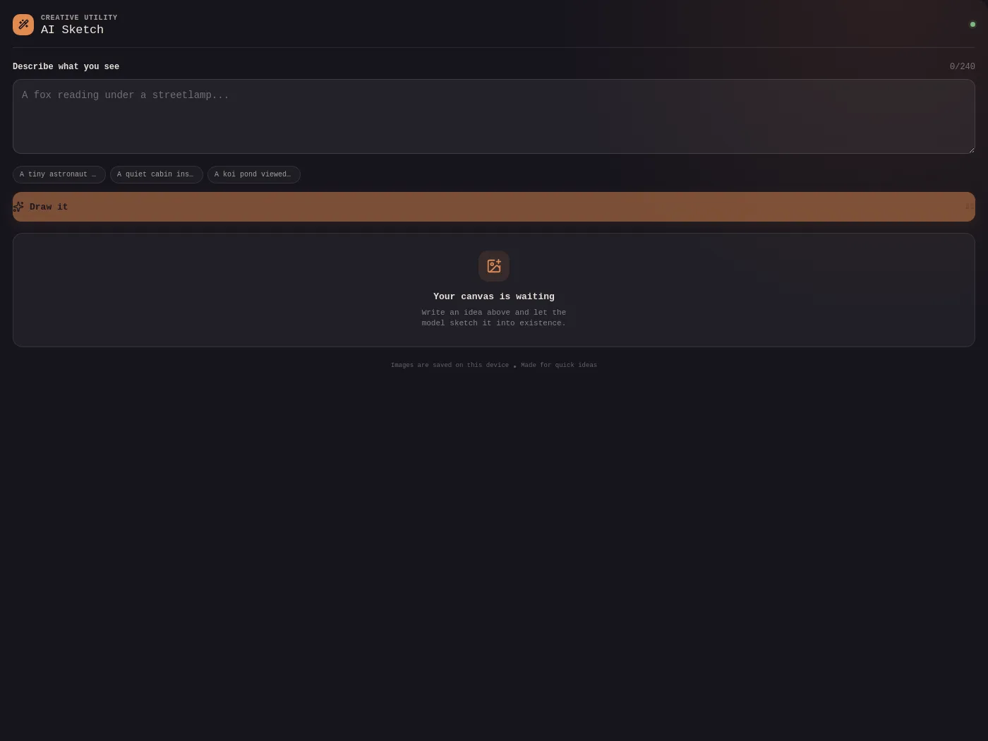 AI Sketch Extension
