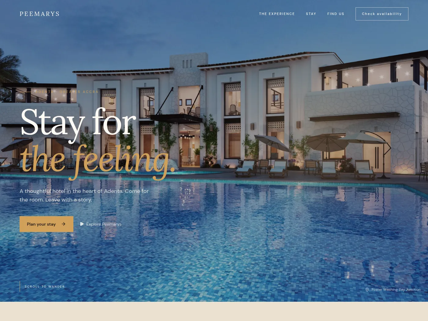 Peemarys Hotel 3D Site