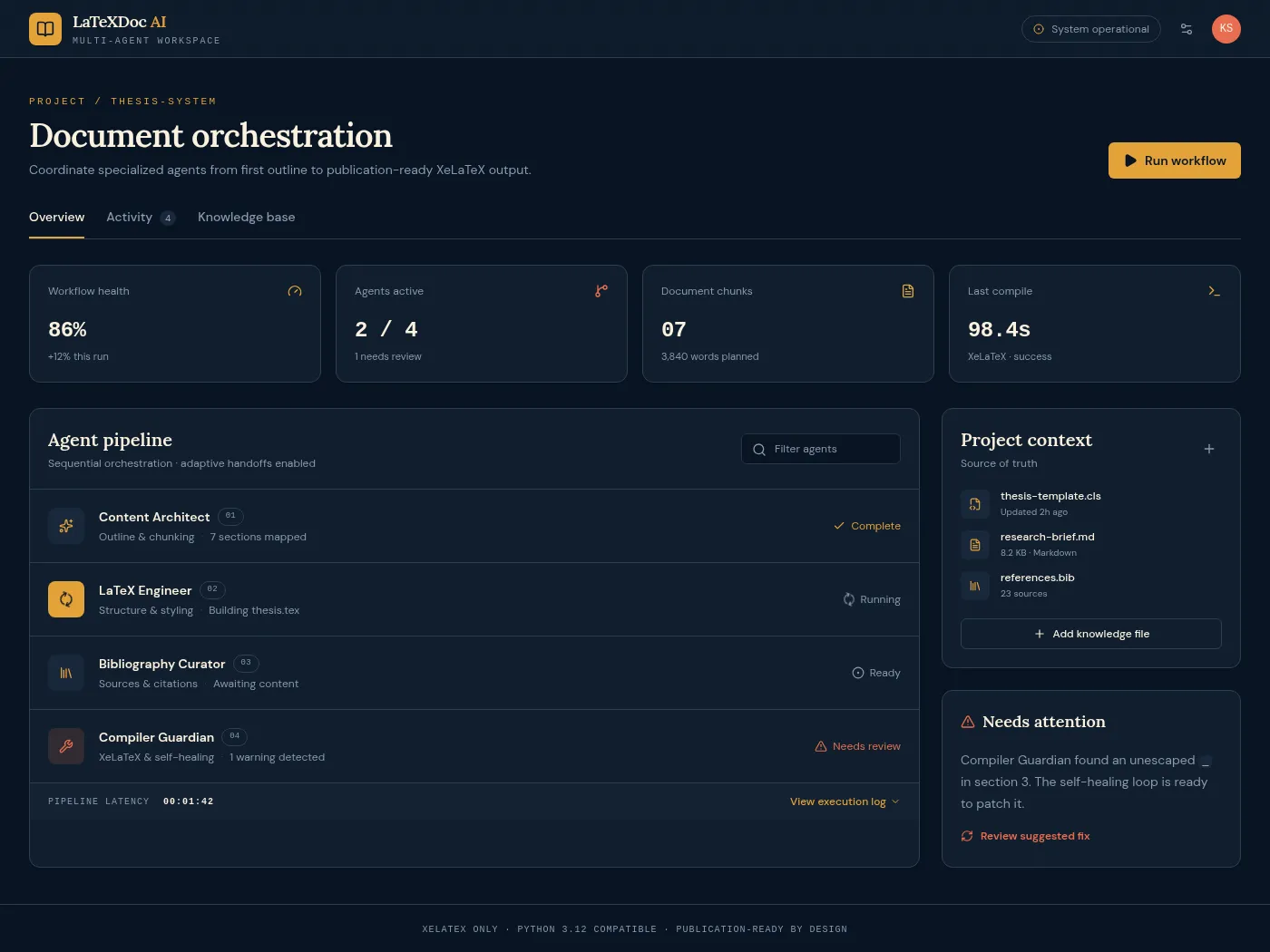 LatexDoc AI System