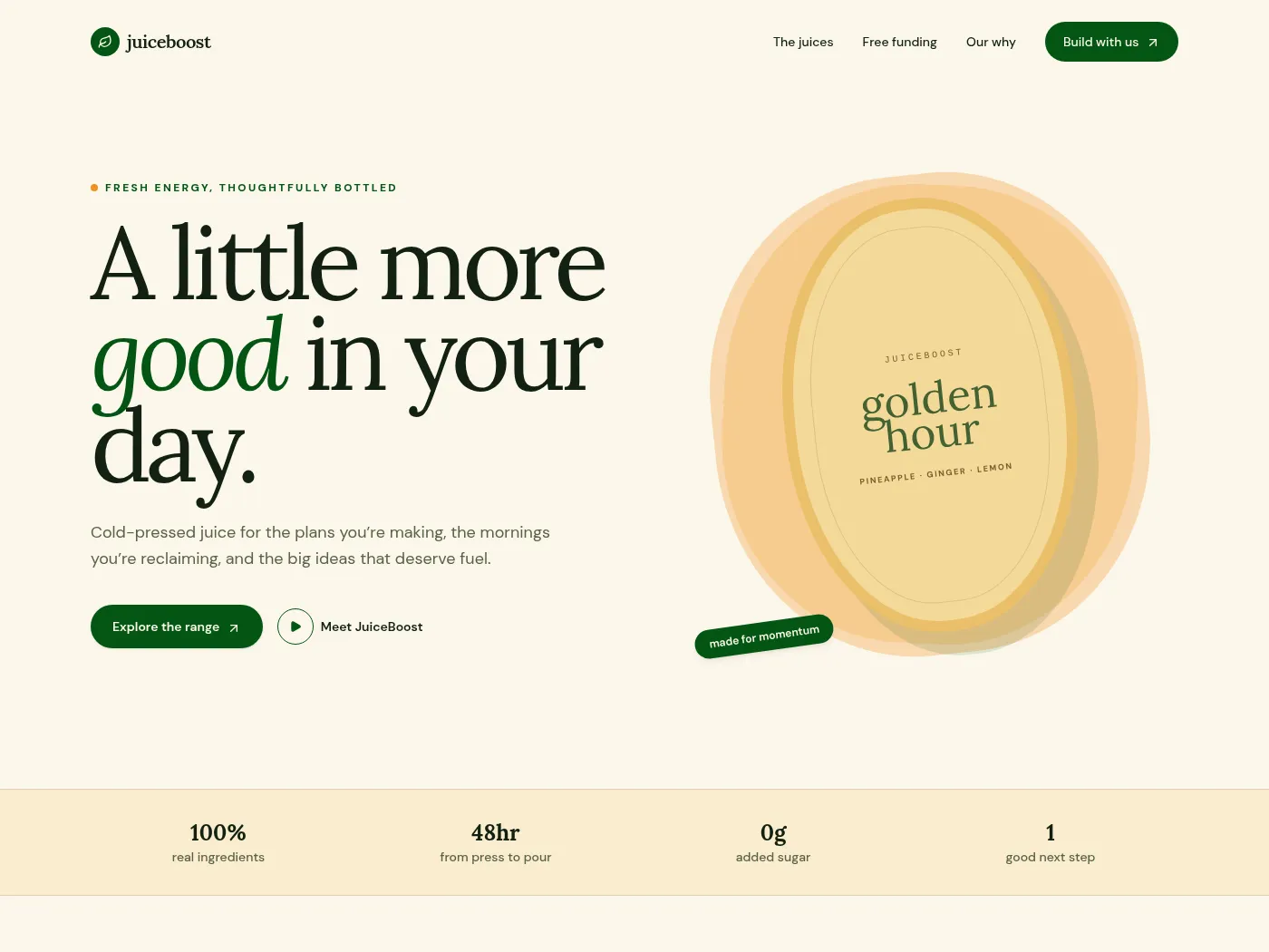 JuiceBoost Business Site