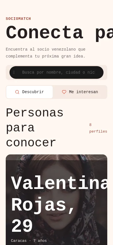 SocioMatch Venezuela