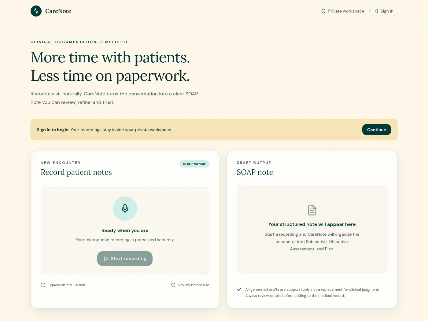 AI Patient Notes Recorder
