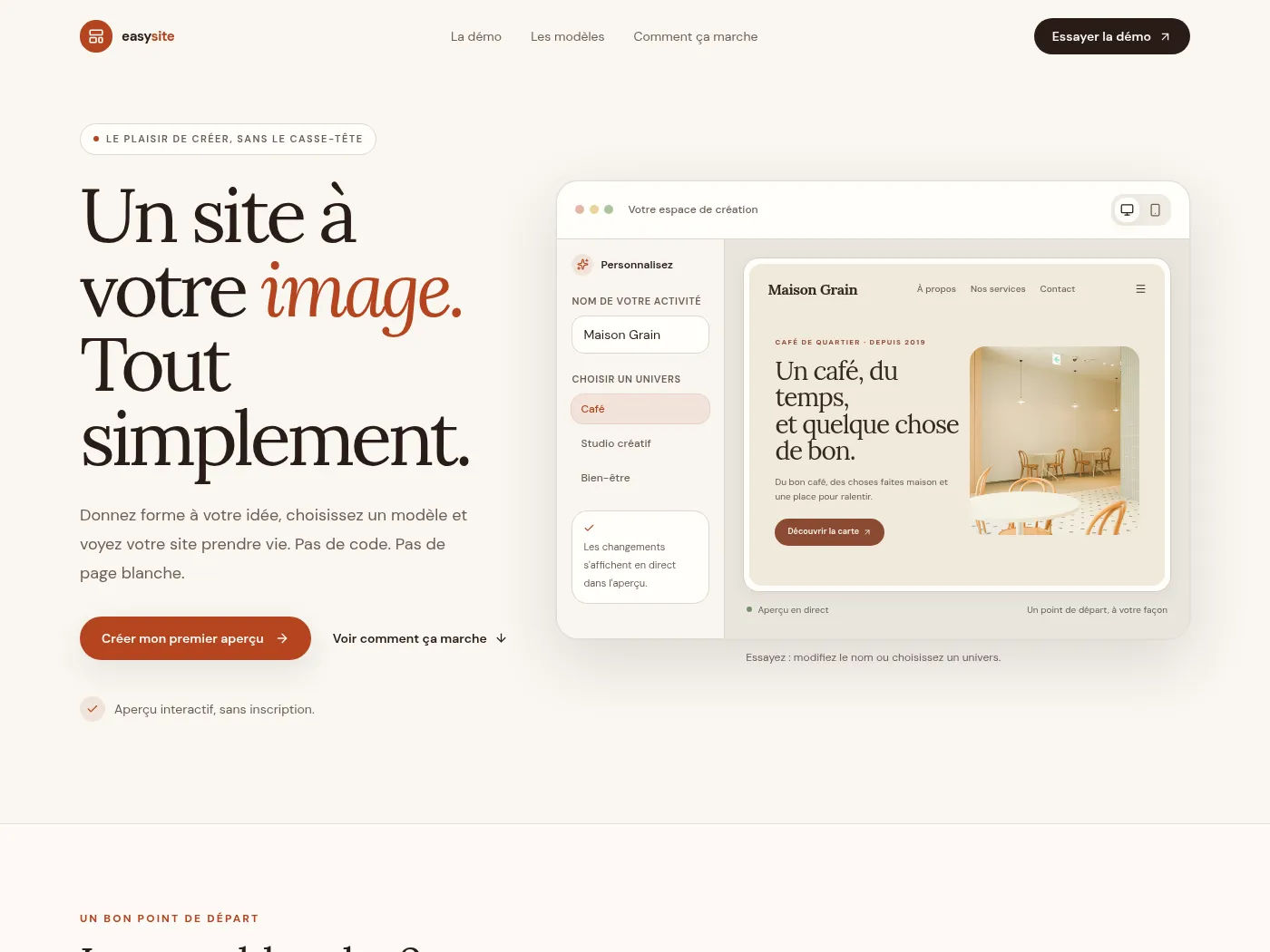 Easy Site Creator