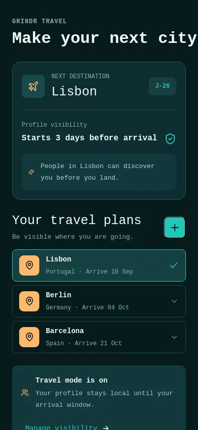 Grindr Travel Enhancer