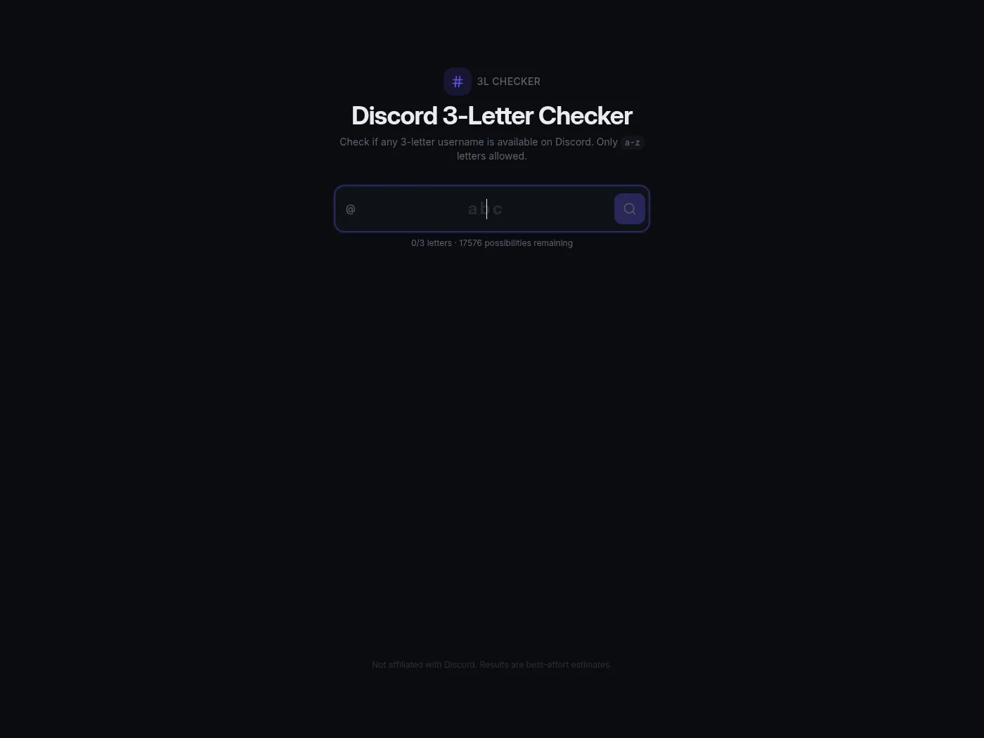 Discord 3L Checker