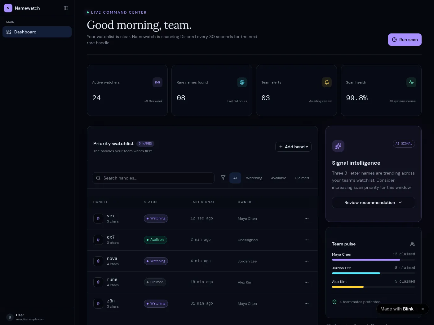 Discord Name Sniper