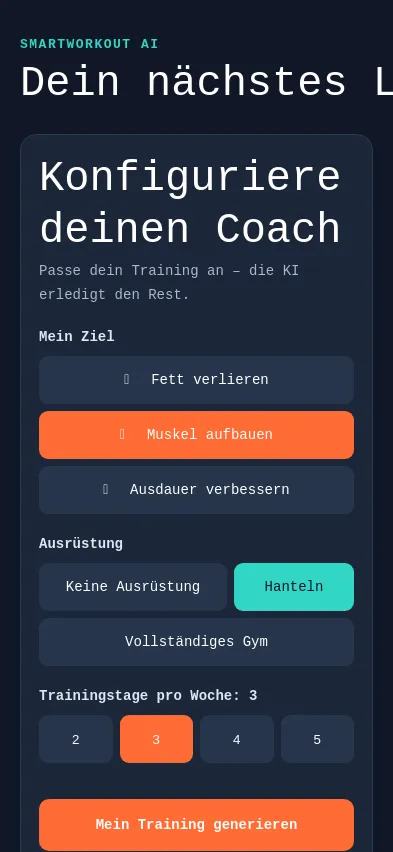 SmartWorkout AI