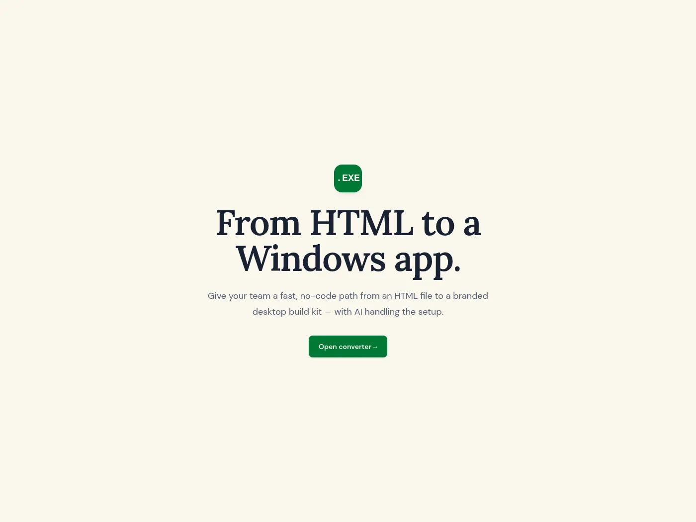 HTML2EXE Converter