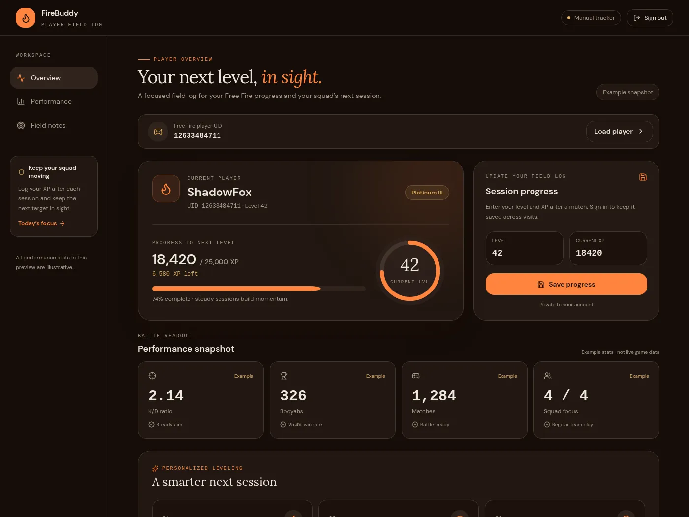 FireBuddy Tracker