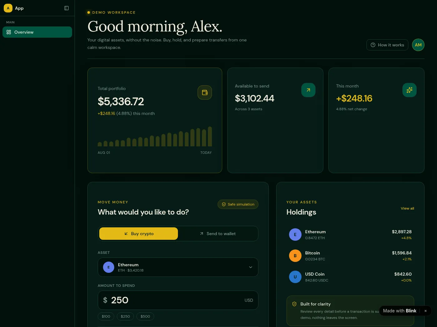 CryptoSend Platform