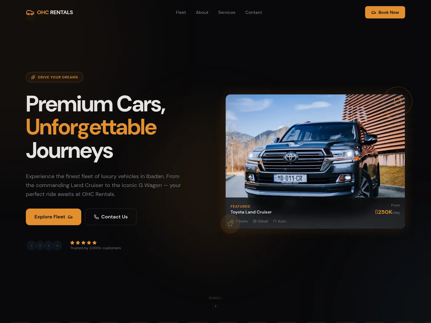 OHC Rentals 3D Site