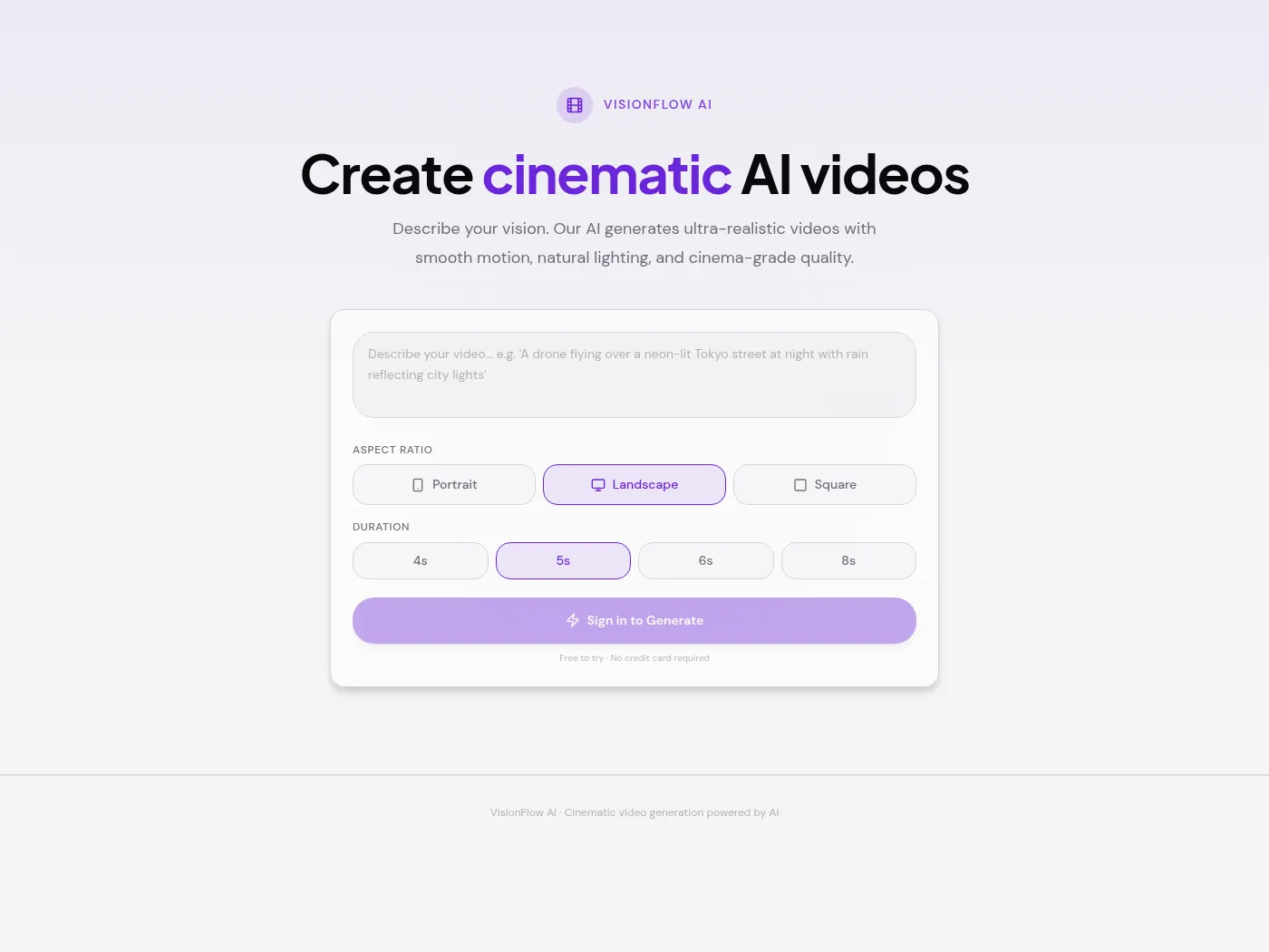 VisionFlow AI Creator