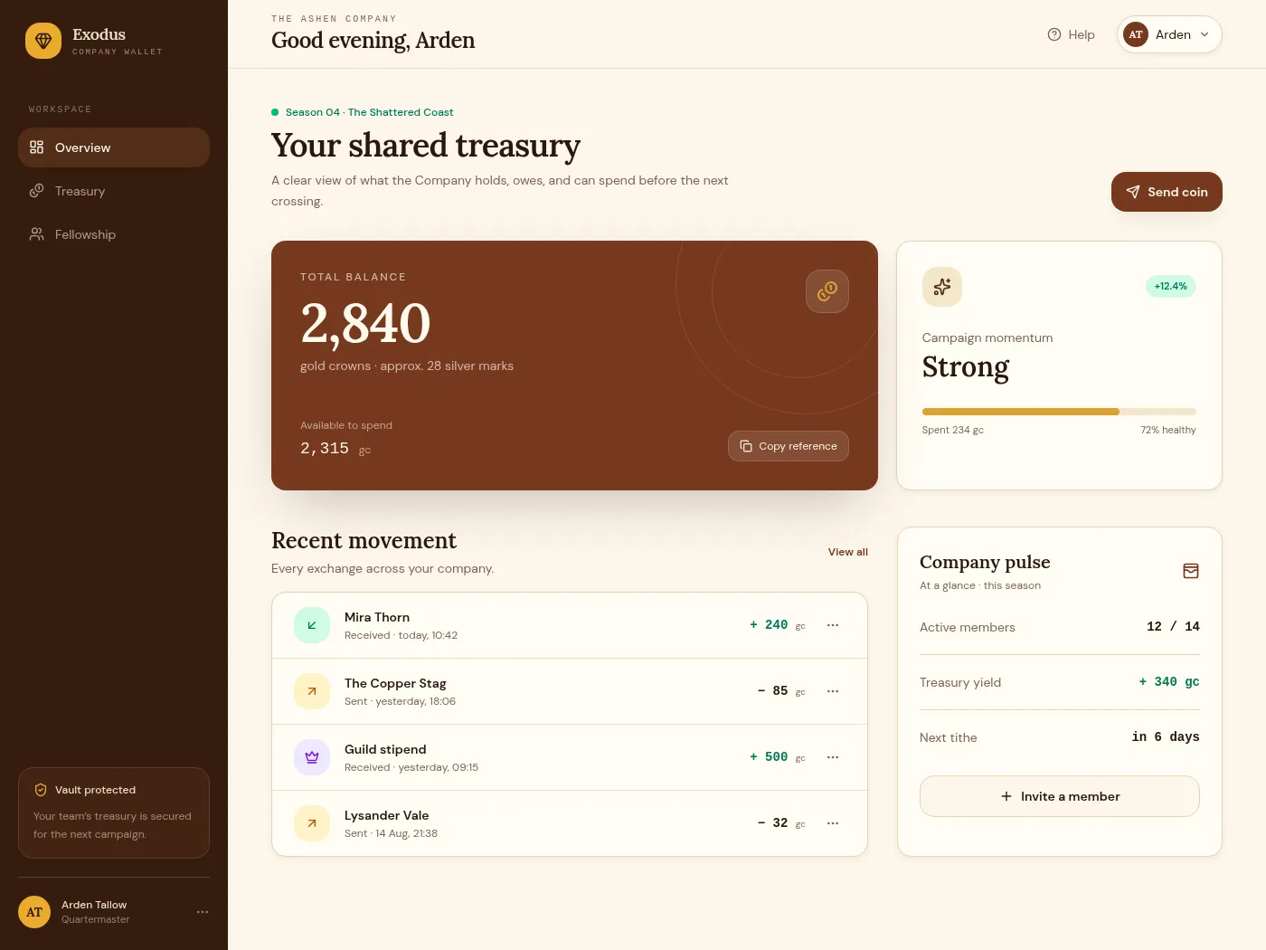 LARP Exodus Wallet