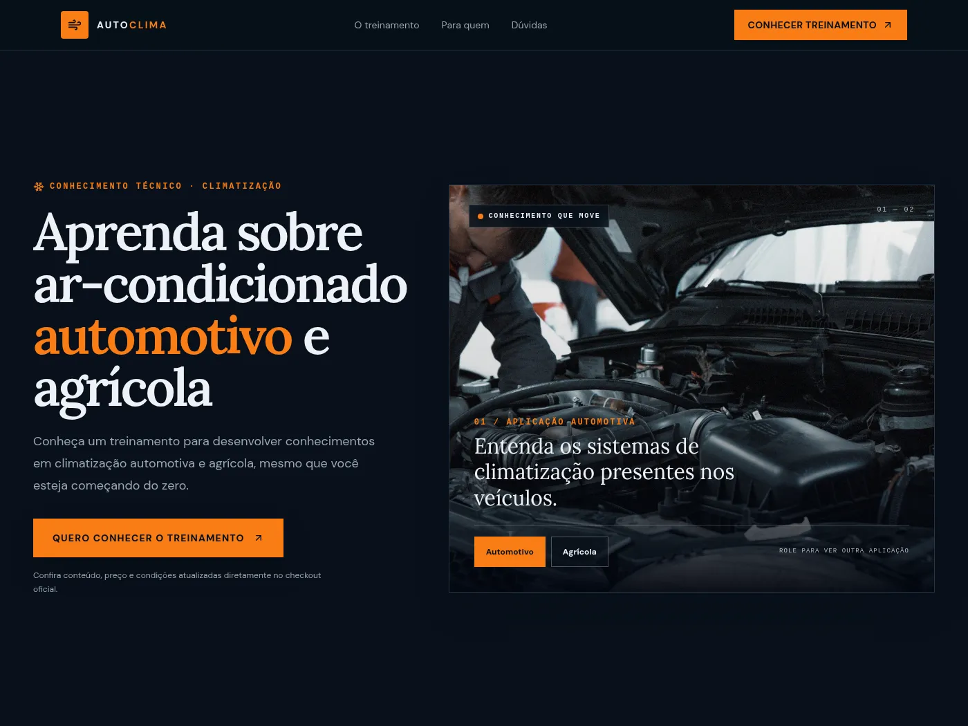 AutoClima Training Site