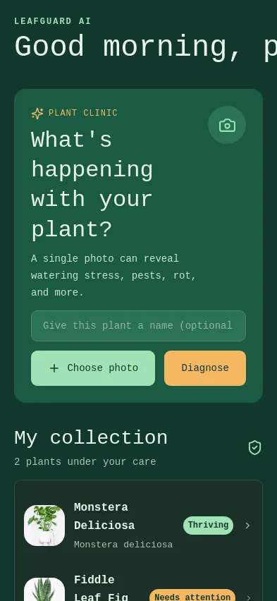 LeafGuard AI App