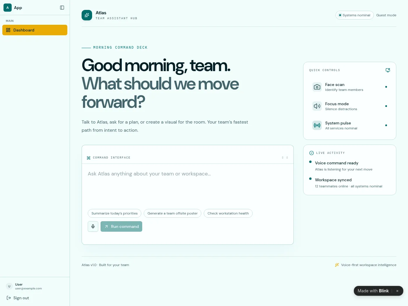 AI Team Assistant Hub