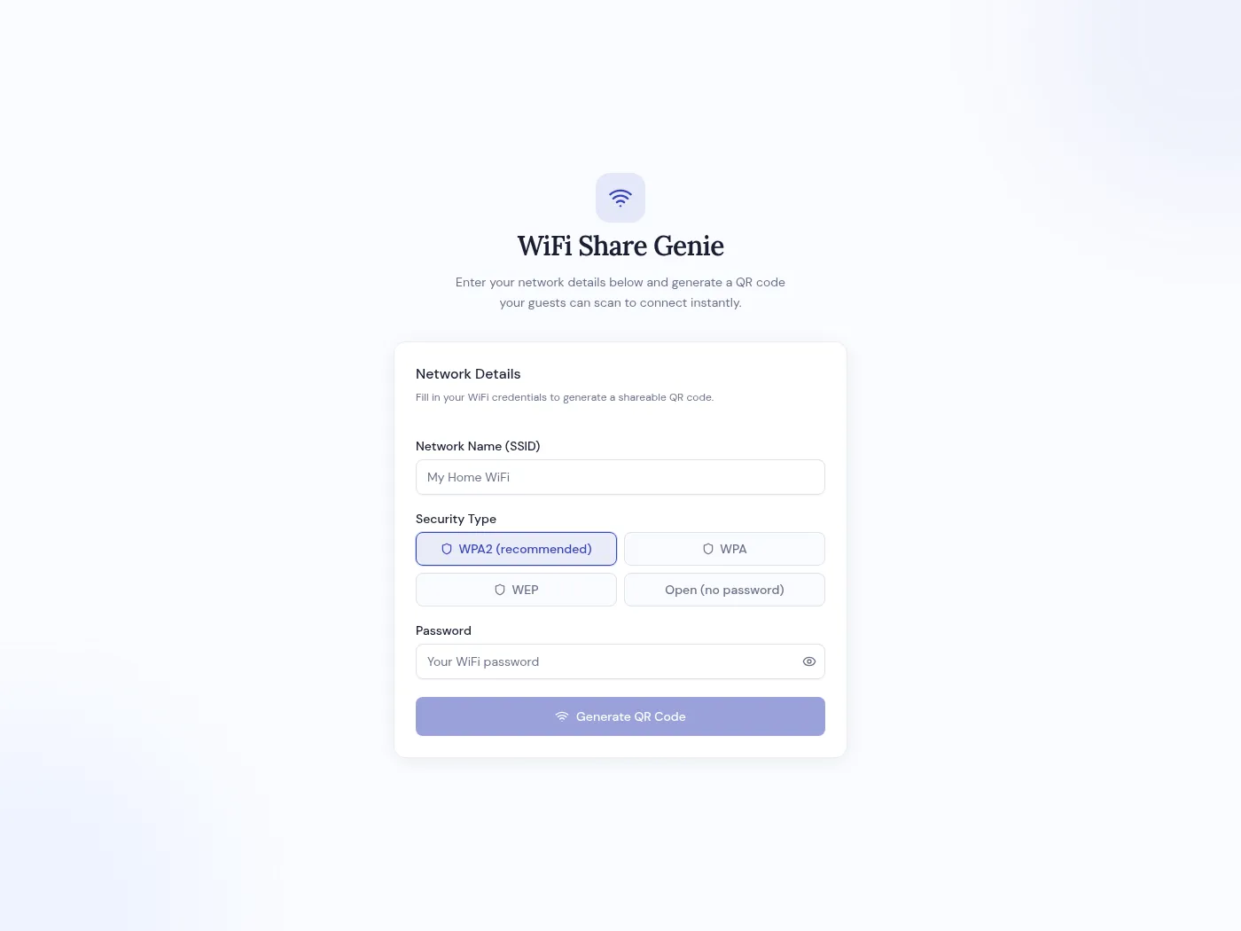 WiFi Share Genie