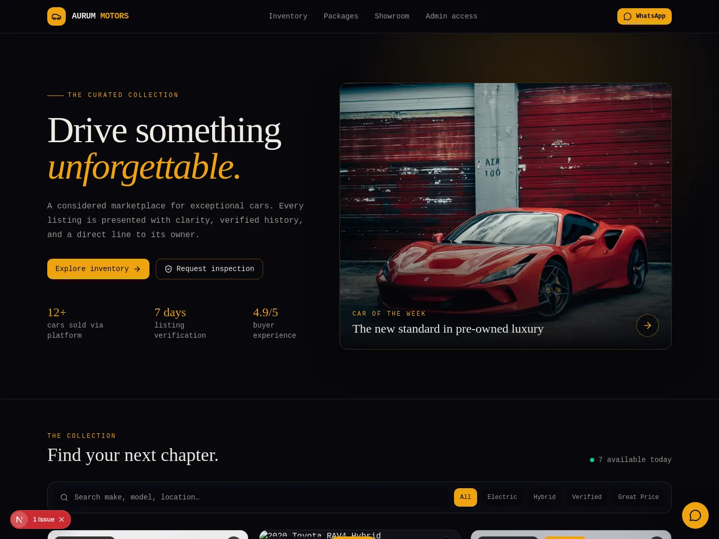 Luxury Auto Marketplace