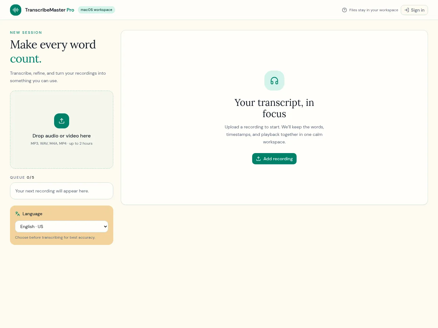 TranscribeMaster Pro
