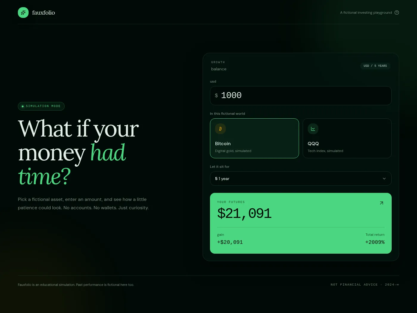 Mock Crypto Wallet