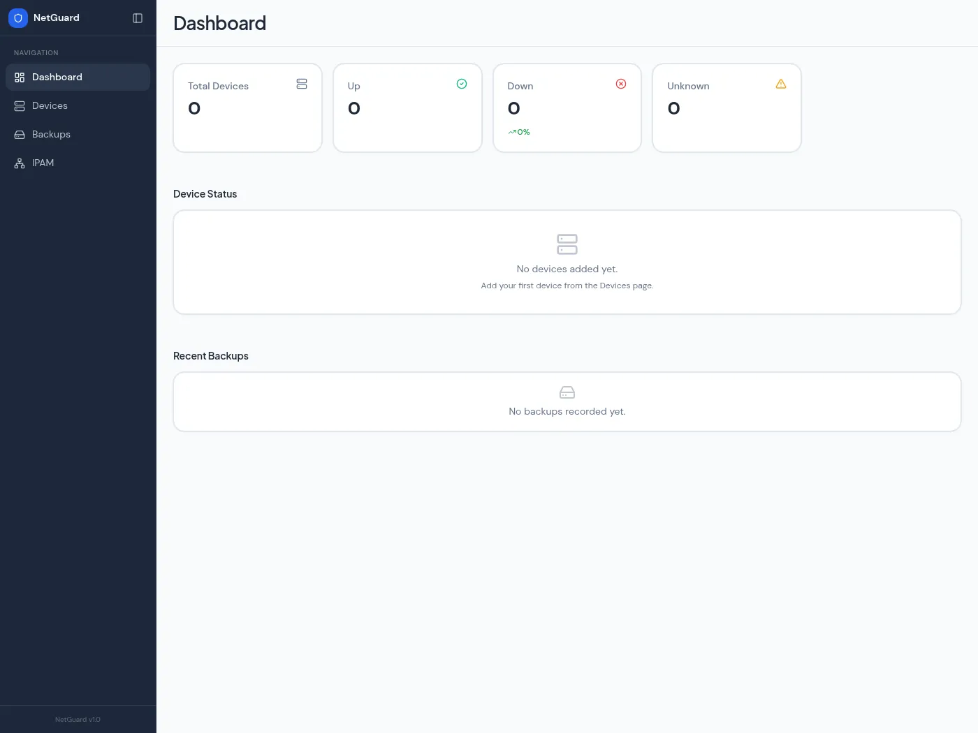 NetGuard Dashboard