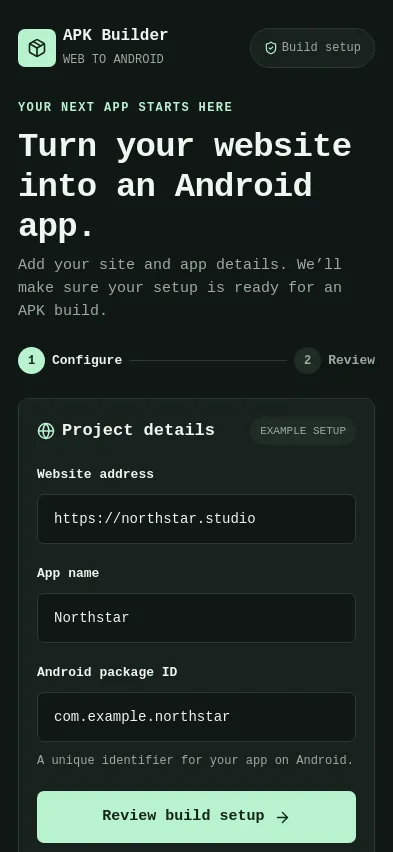 APK Builder Mobile