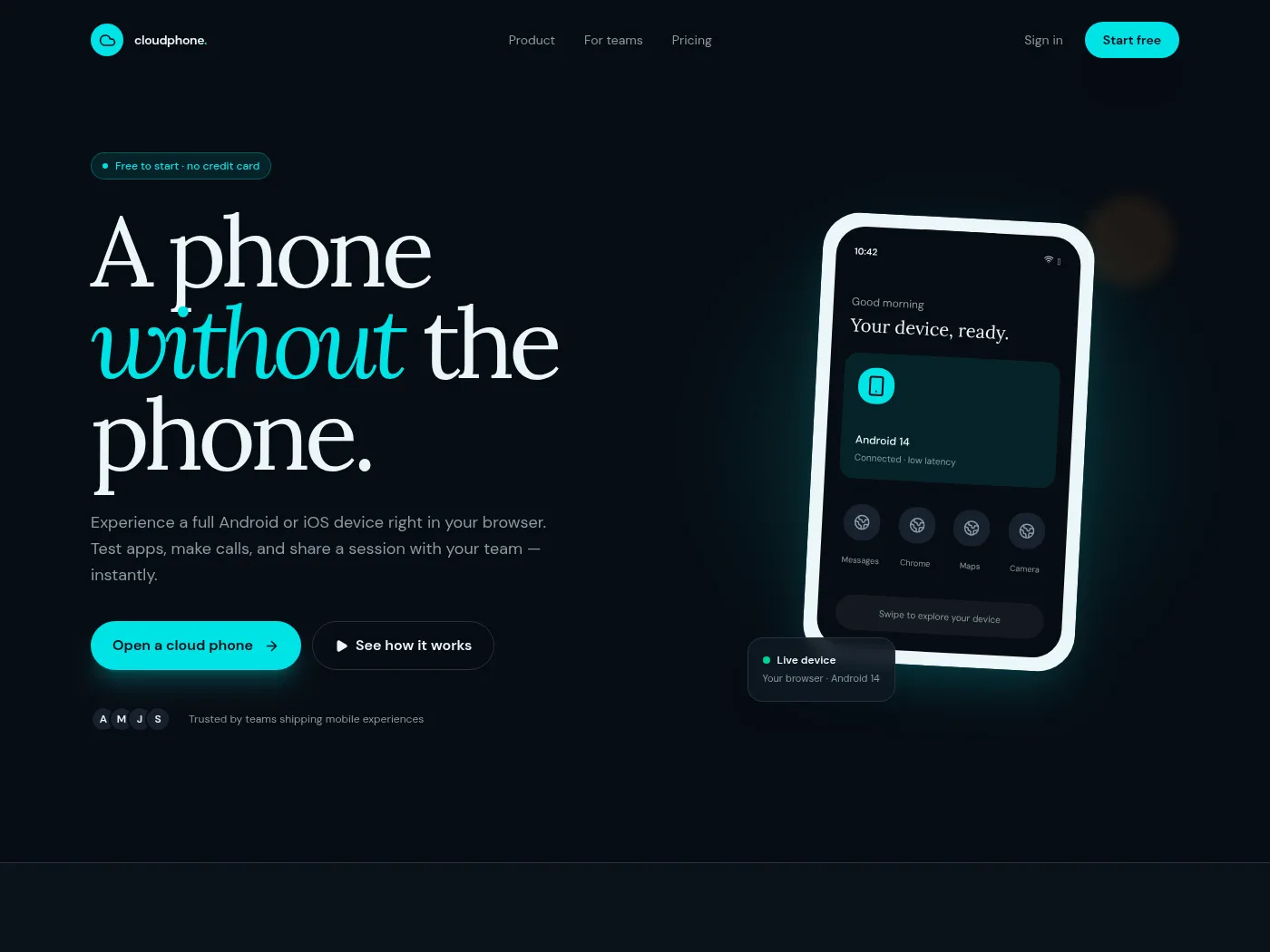 Cloud Phone Browser