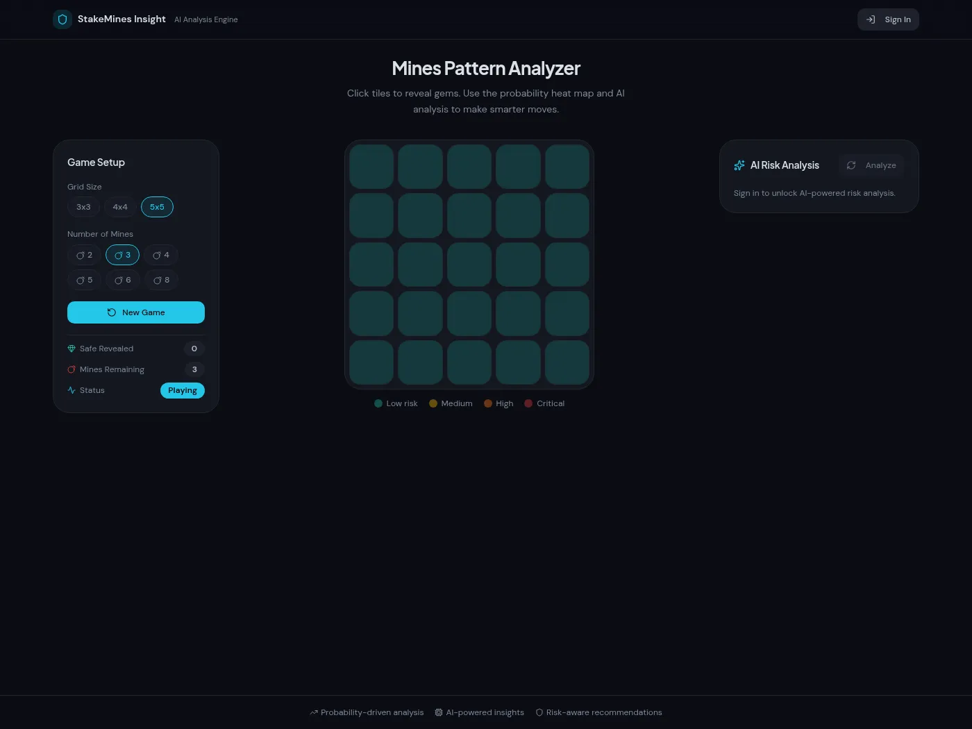 StakeMines Insight Engine