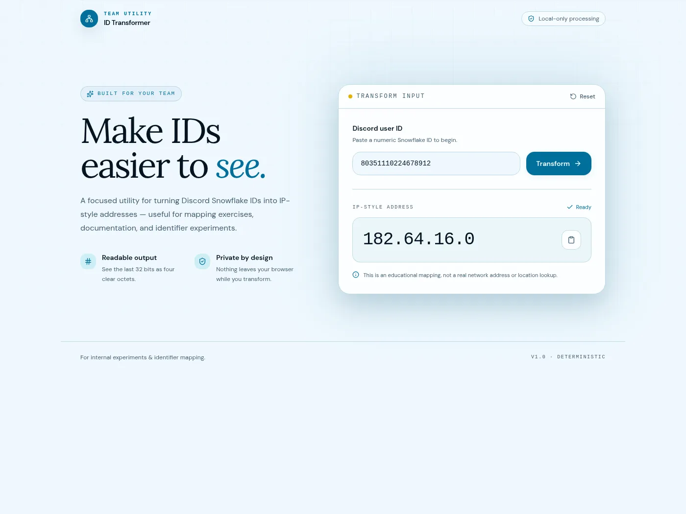Discord ID Transformer