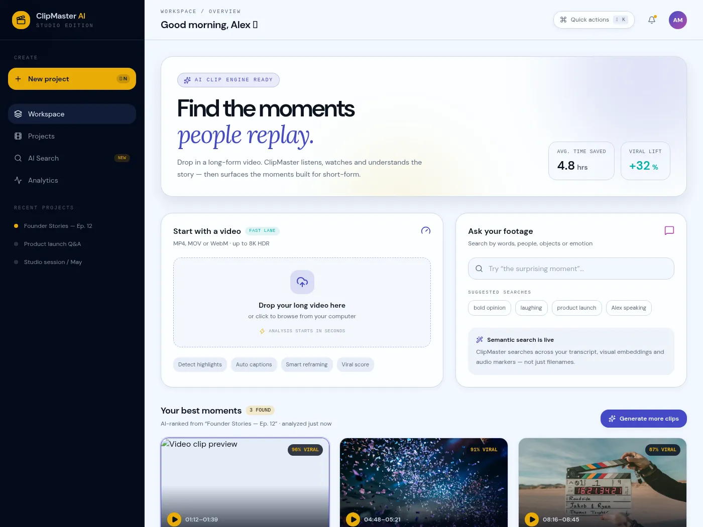 ClipMaster AI Studio