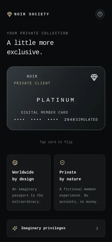 Pretend Platinum Wallet