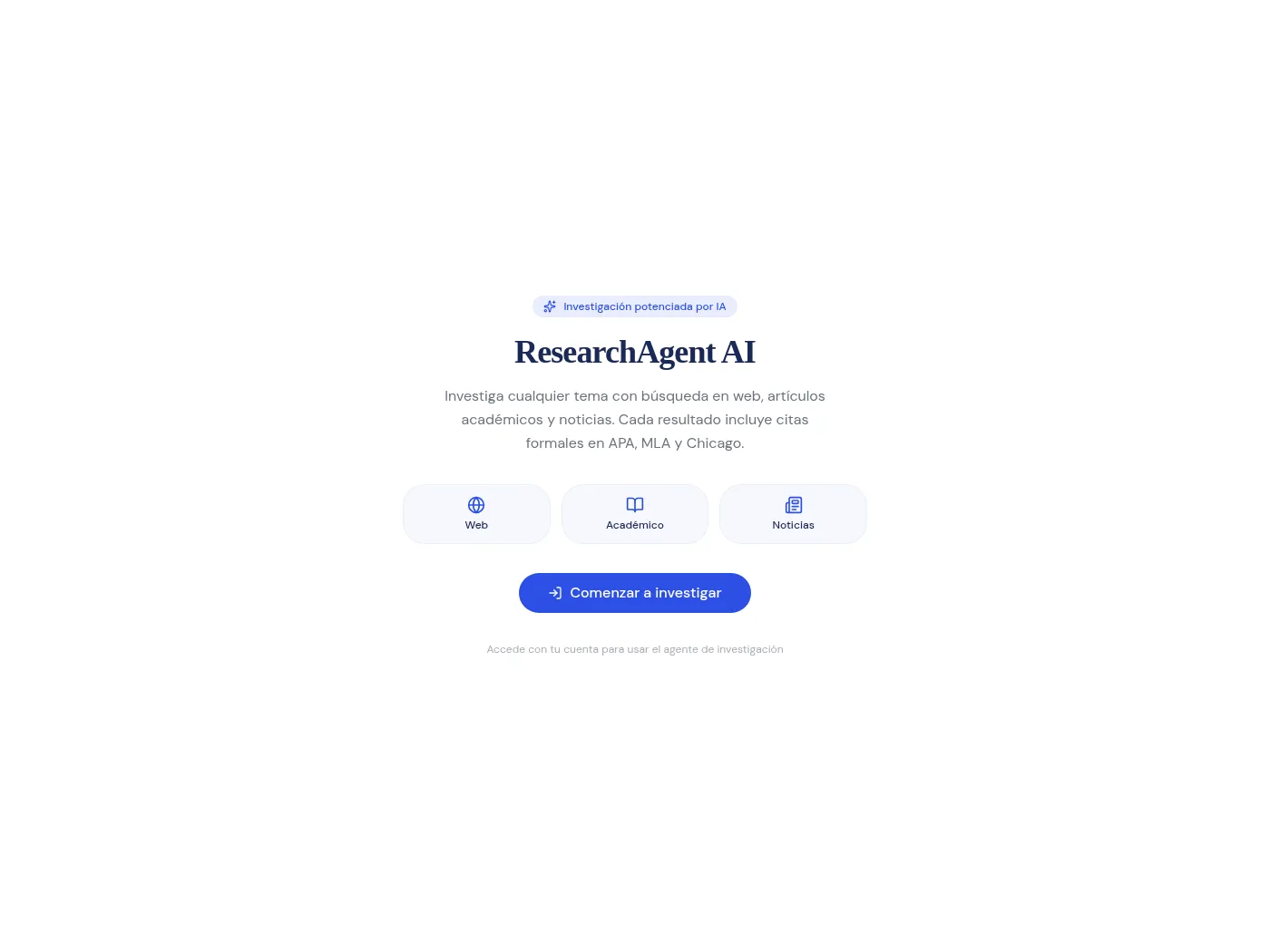ResearchAgent AI