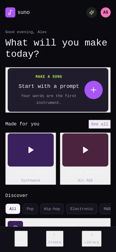 Suno AI Clone