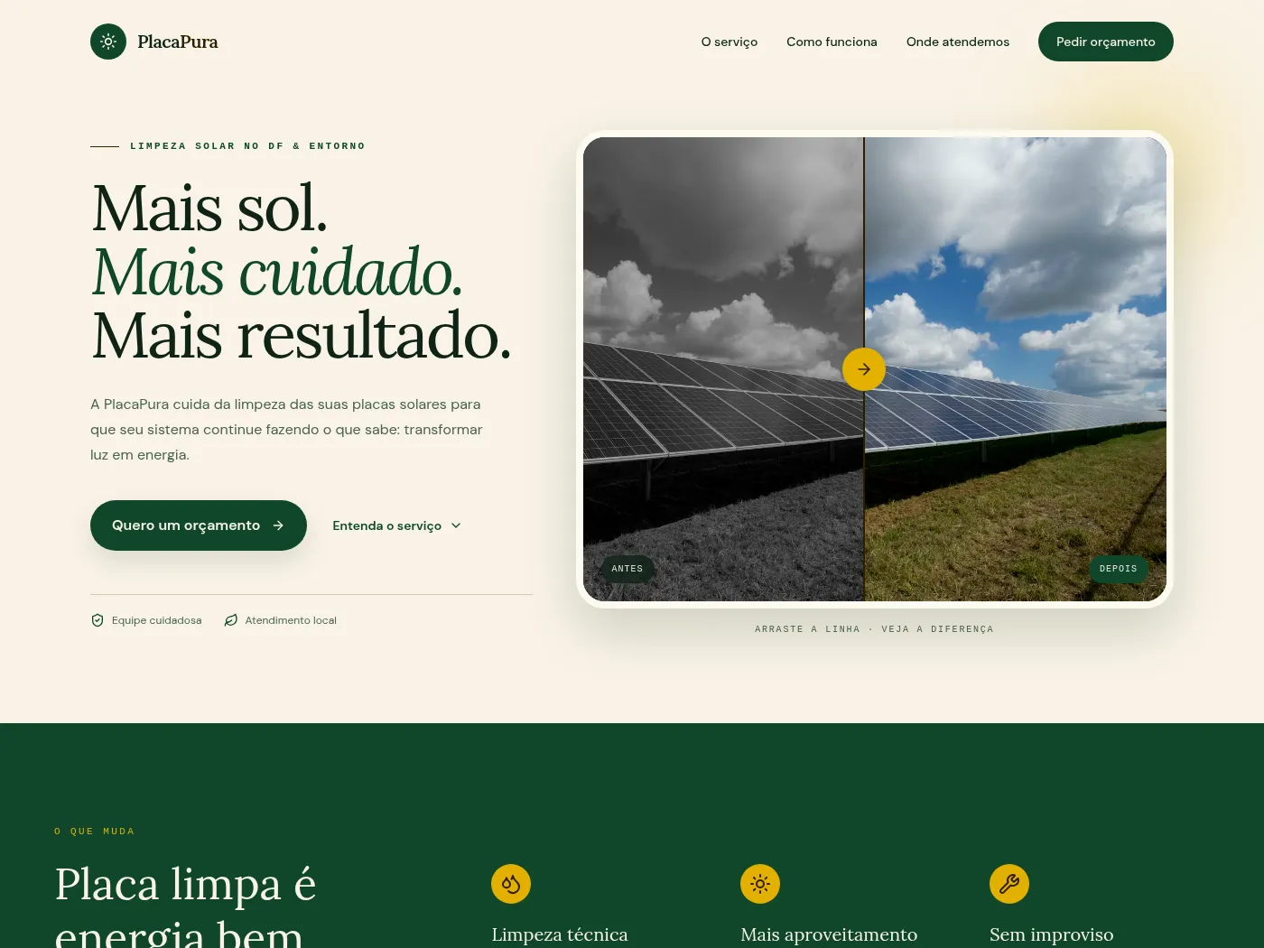 PlacaPura Solar Clean