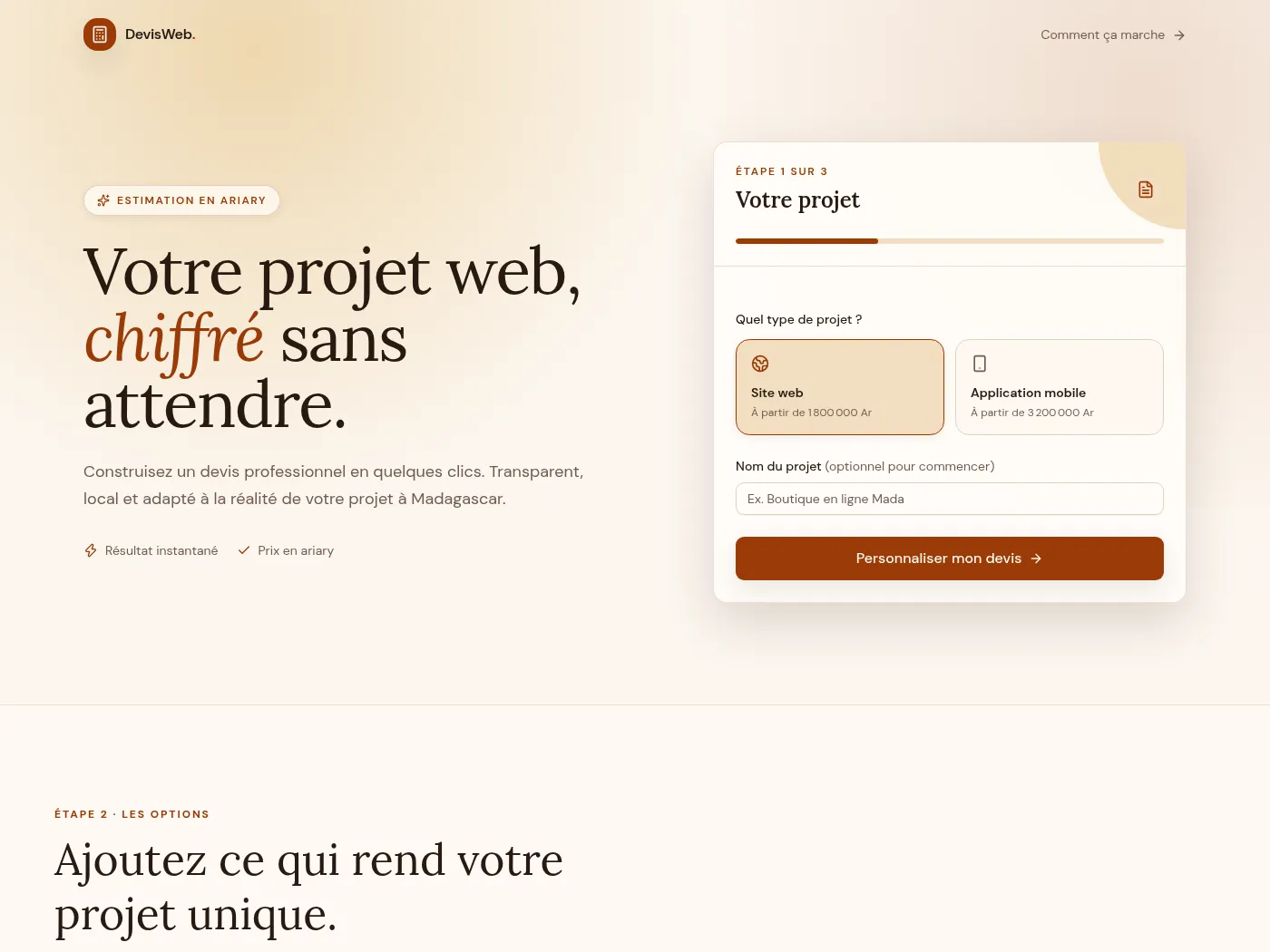 DevisWeb Automatique