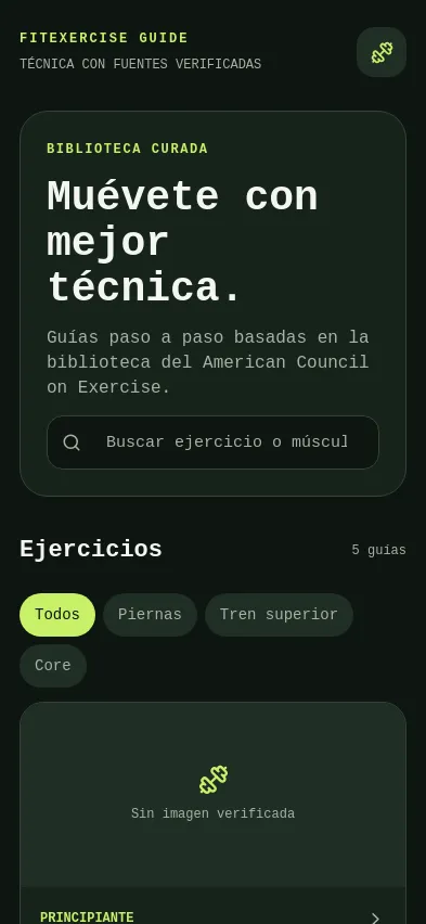 FitExercise Guide